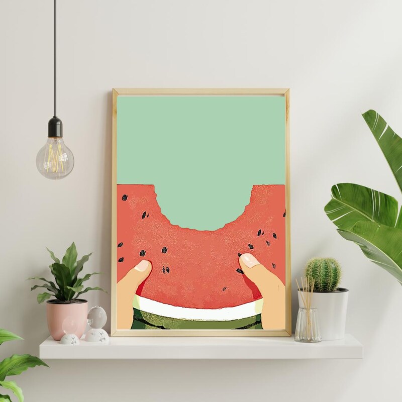 Watermelon Poster - Etsy