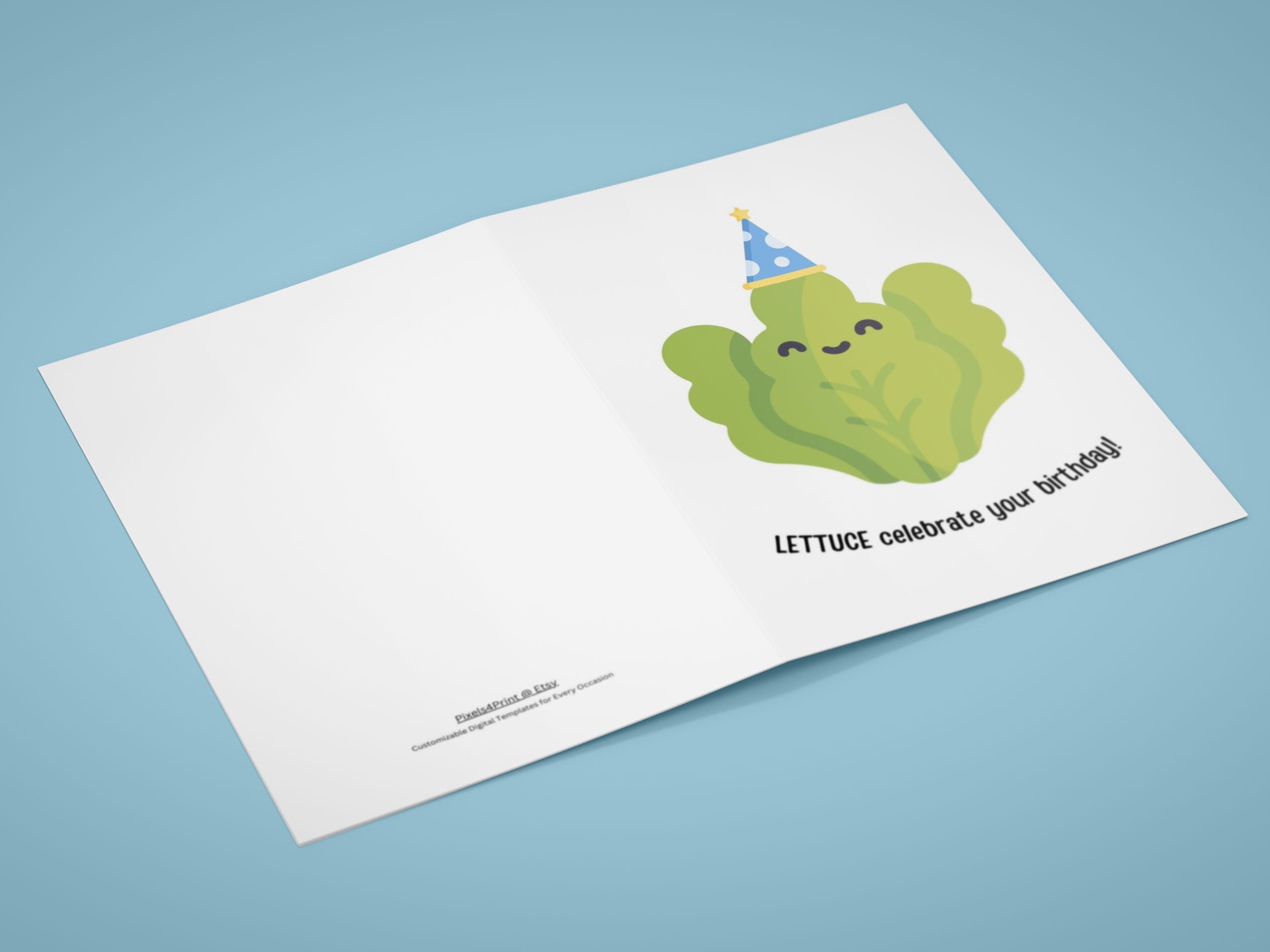 10 Printable Funny Birthday Card Templates | Witty and Punny Greeting ...
