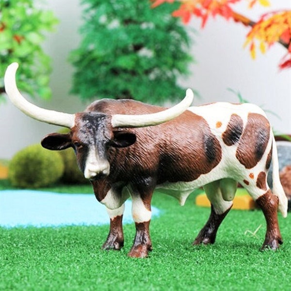 Longhorn Figurine - Etsy