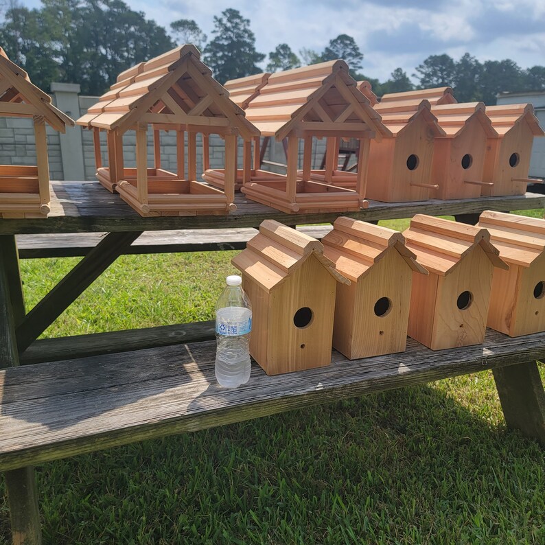 Mini Bird Houses DIY Cedar - Etsy