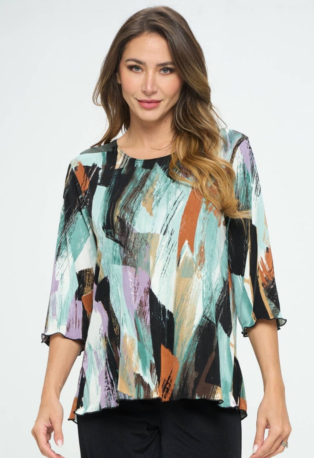 PLUS SIZE Jostar Abstract Tunic - Etsy