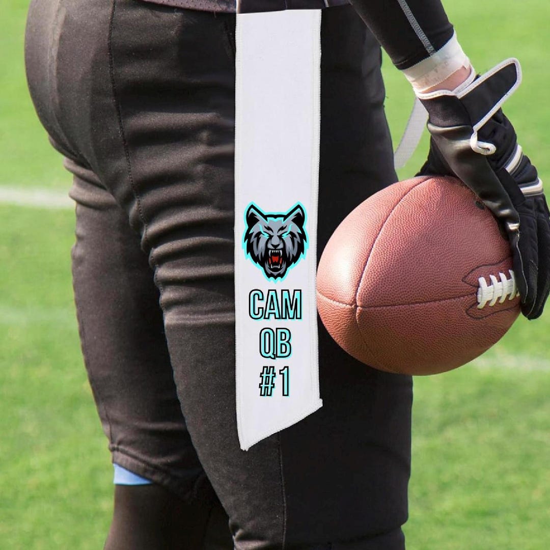 Sports Streamer Towel Personalized for Player QB Towel Custom Streamer ...