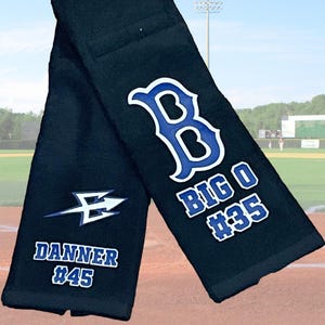 Custom Sports Towel Personalized for Athlete Towel for QB Football ...