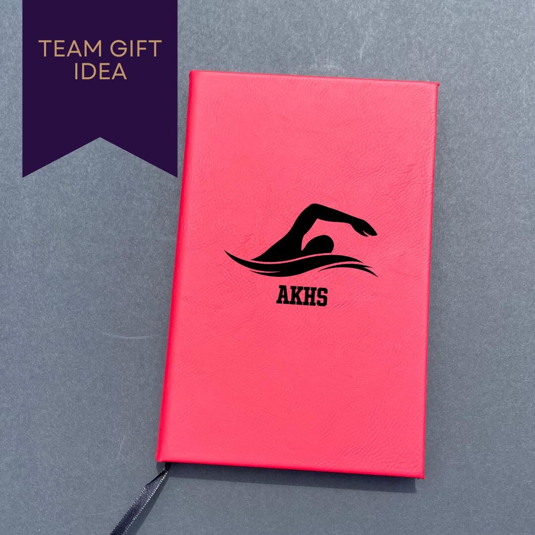 Personalized Sports Team Notebook With Sport Icon Custom Coach ...