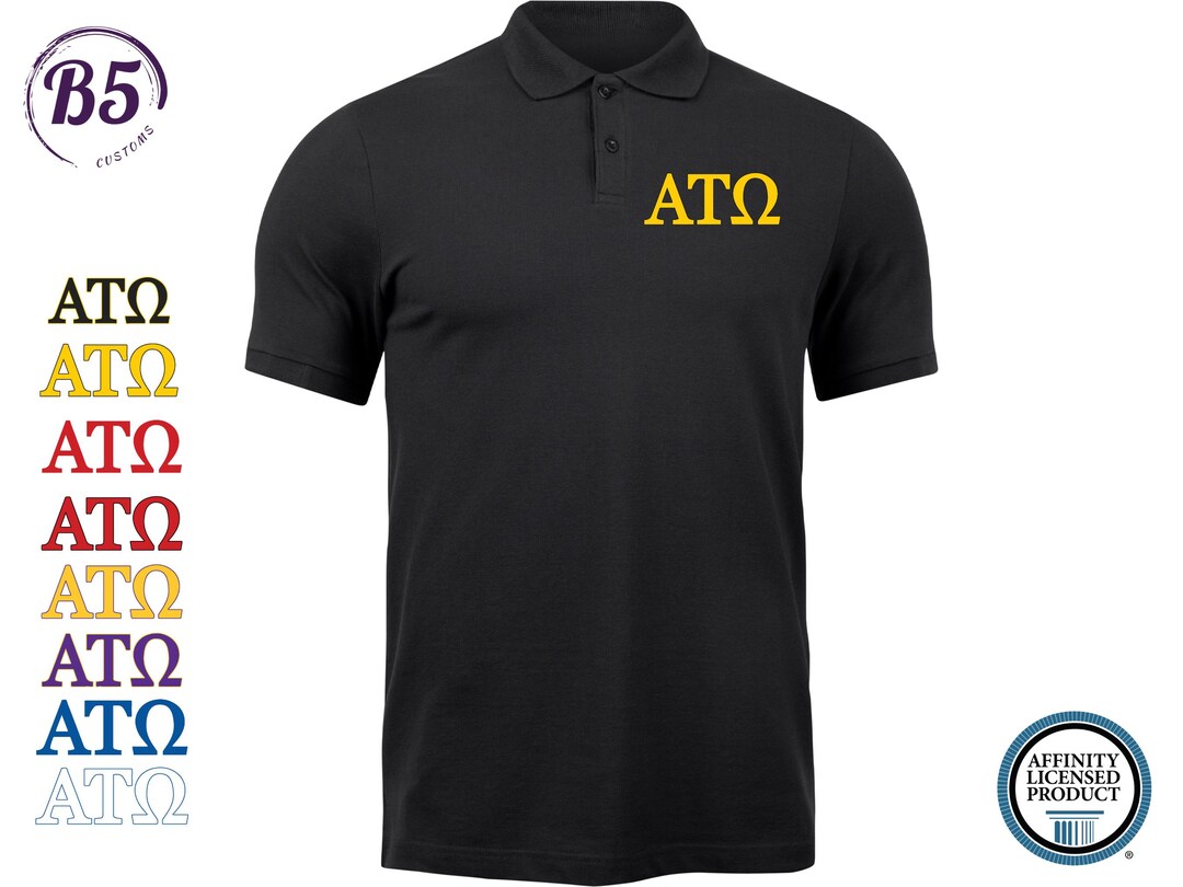 Alpha Tau Omega ATO Logo Apparel, Get Your Polo / Golf Shirt in Your ...