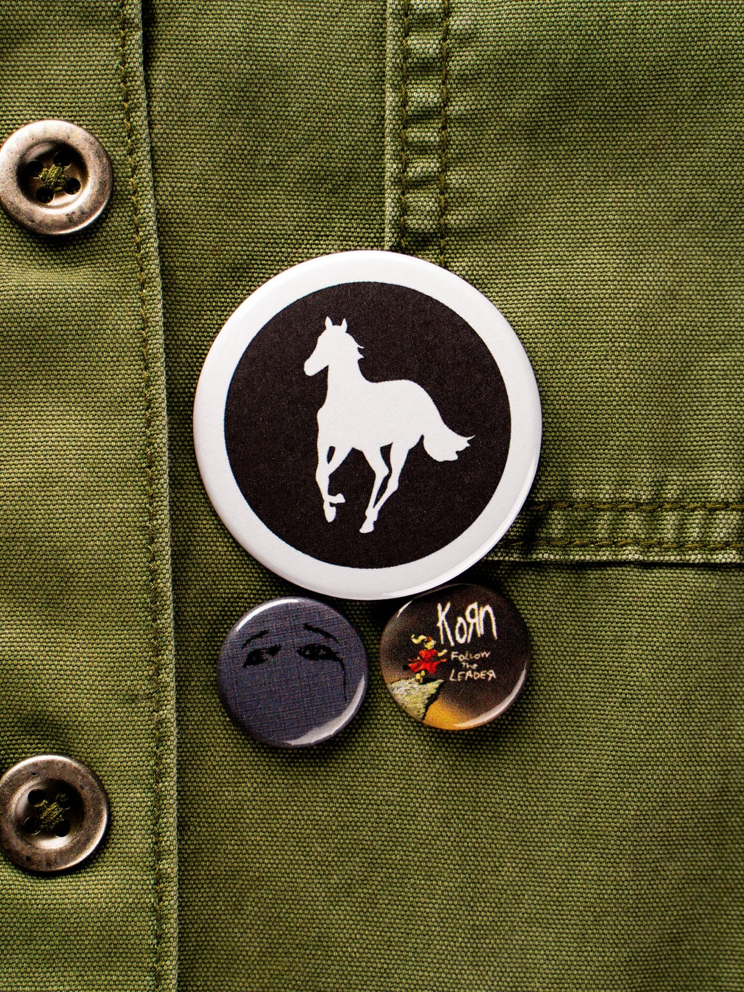 Nu Metal Button Set, Nu Metal Pin Set, Music Buttons, Music Pins, Pin ...