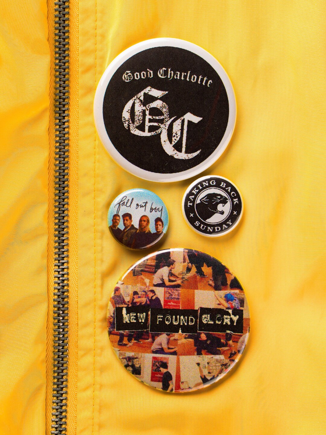 Good Charlotte Pin, Pop Punk Buttons, Emo Pins, Music Buttons, Music ...