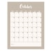 Monthly Calendar | Yearly Calendar | Printable Digital File | Blank ...