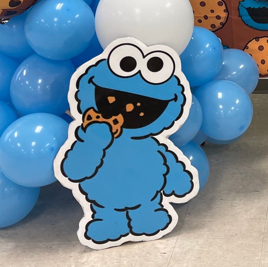 Baby Cookie Monster Cut Out - Etsy