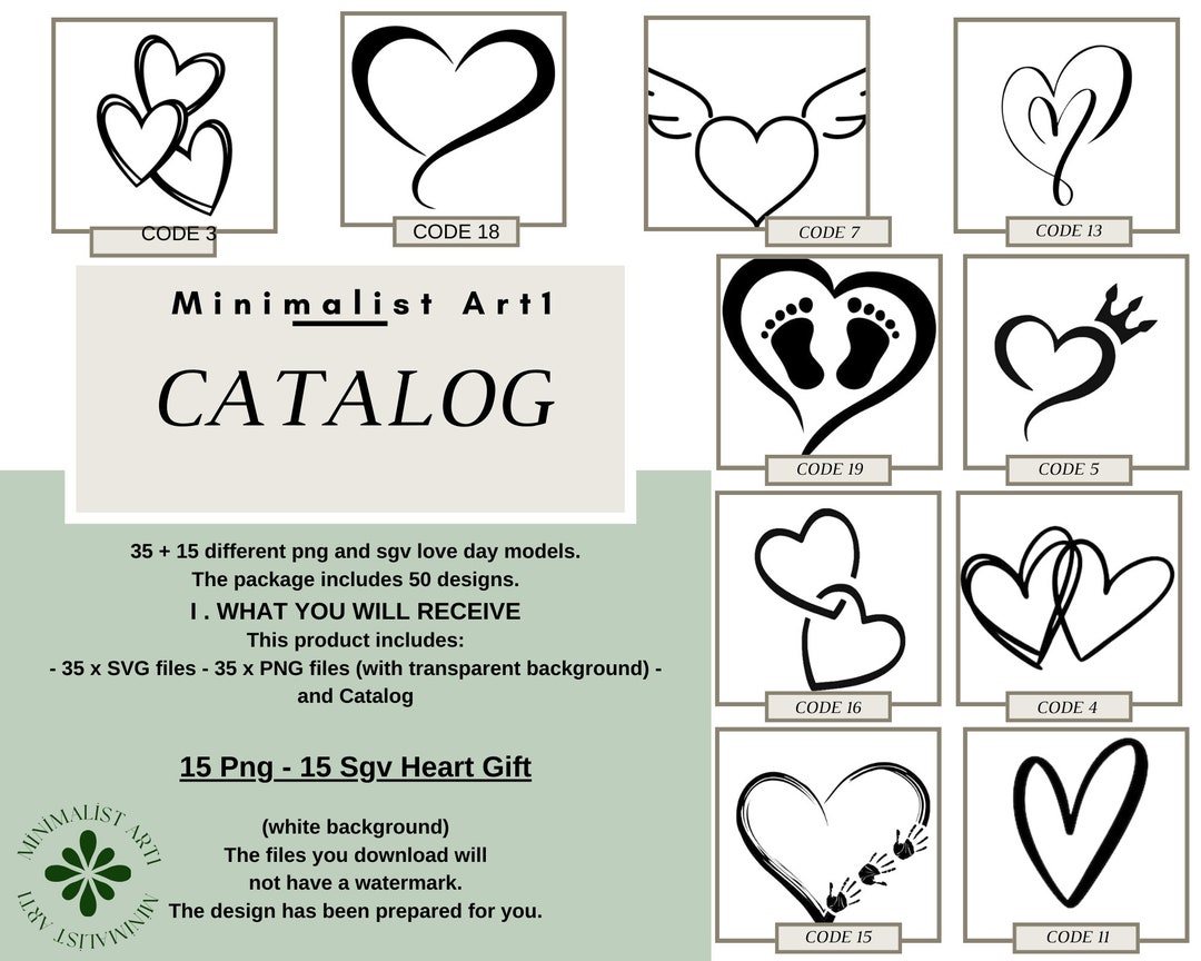 Image Svg, Png Files for HEART PACKAGE 35/15 GIFTS - Etsy