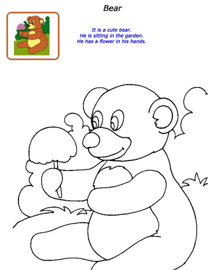 20 Easy Coloring Pages for Kids, Preschoolers Coloring Book Pages ...