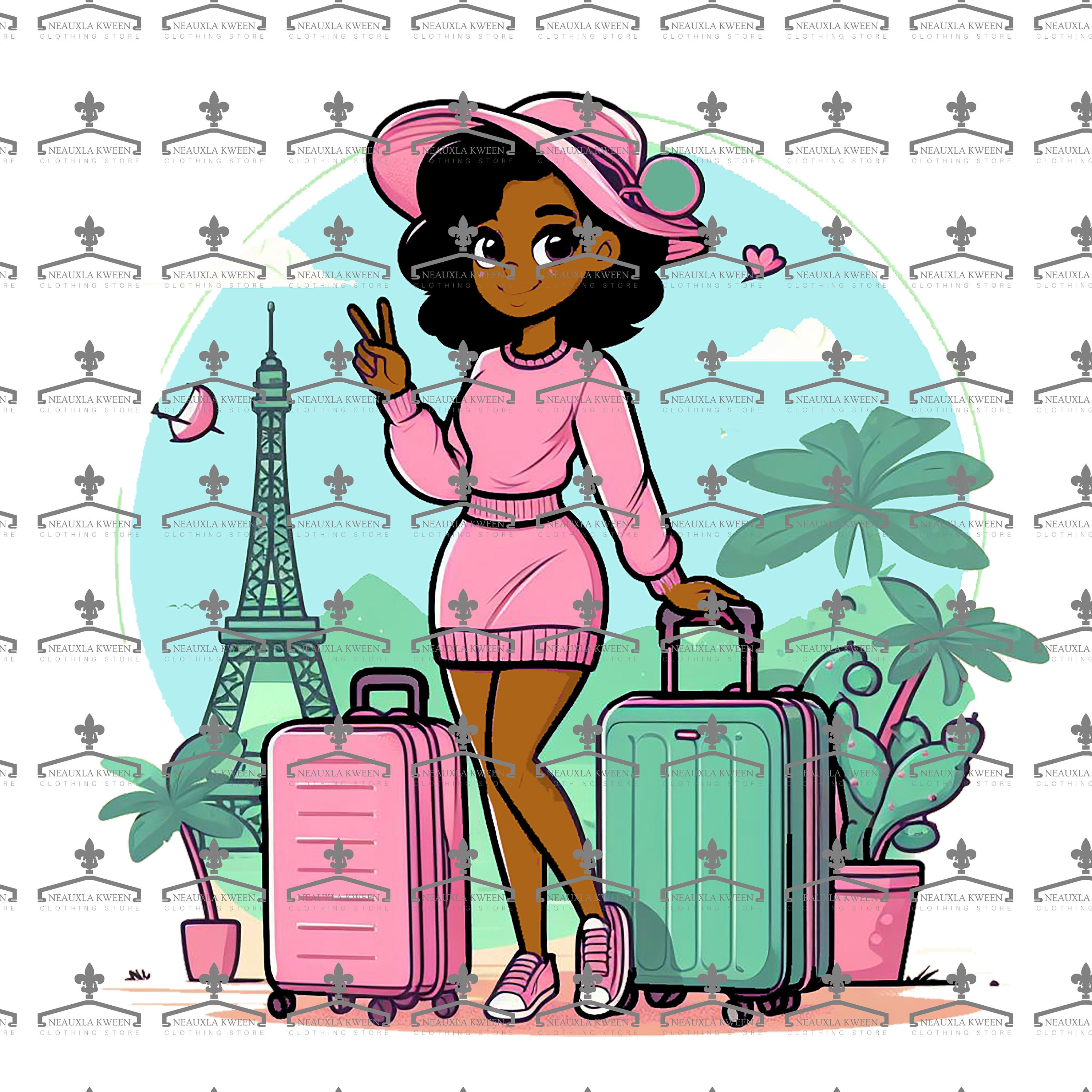 Travel Diva Digital PNG File - Etsy