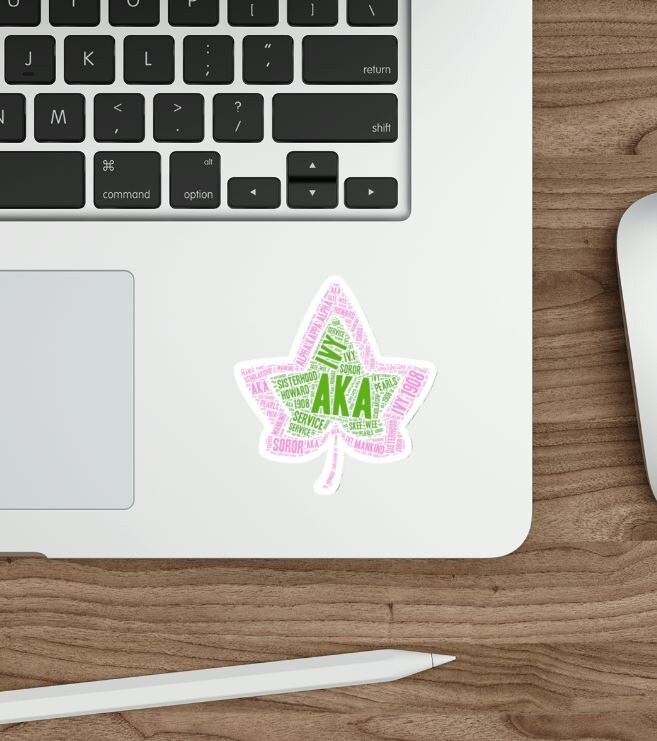Ivy Leaf Word Art Die-cut Stickers - Etsy