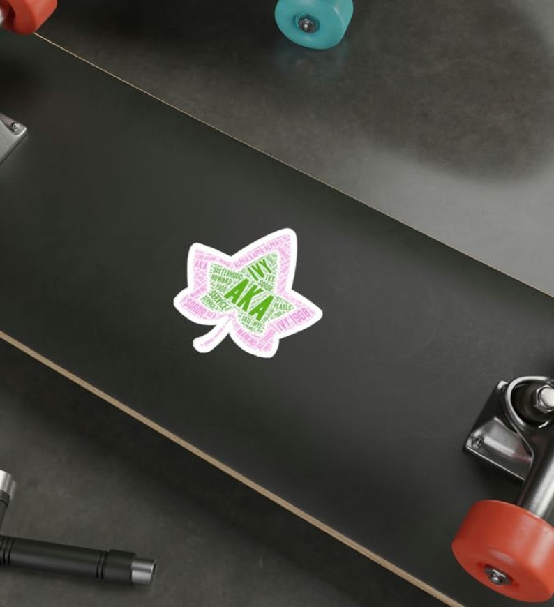 Ivy Leaf Word Art Die-cut Stickers - Etsy