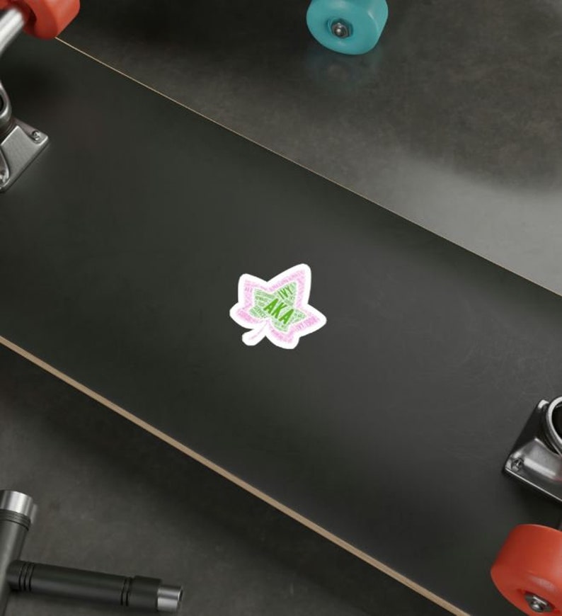 Ivy Leaf Word Art Die-cut Stickers - Etsy