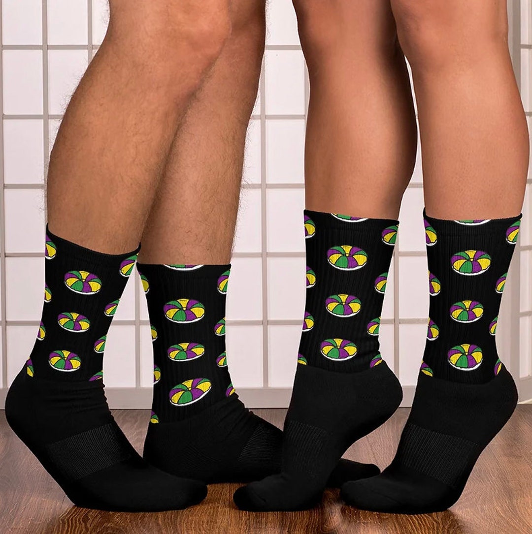 King Cake Socks - Etsy