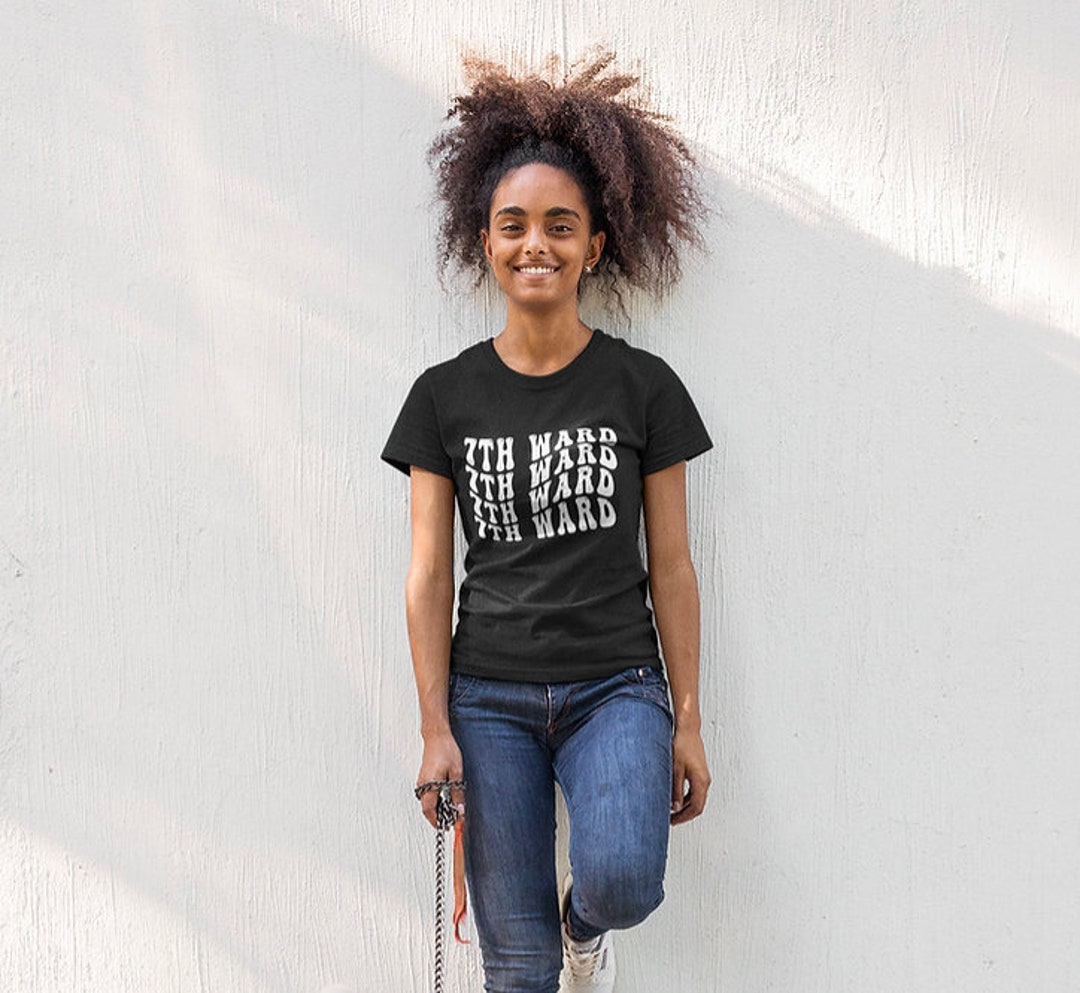 7th Ward Wave Text Classic Tee - Etsy