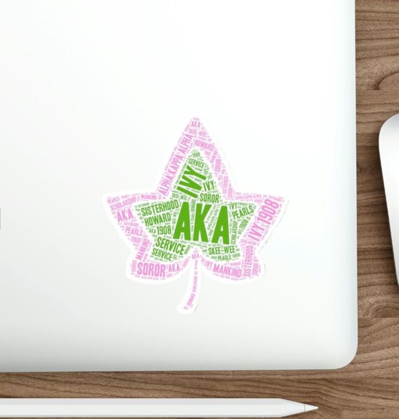 Ivy Leaf Word Art Die-cut Stickers - Etsy