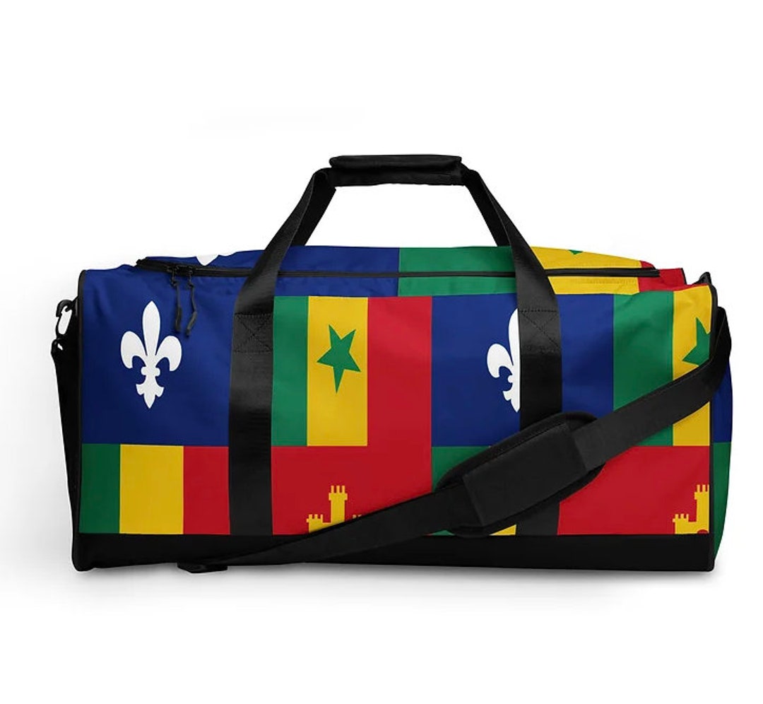 Louisiana Creole Heritage Flag Duffle Bag - Etsy