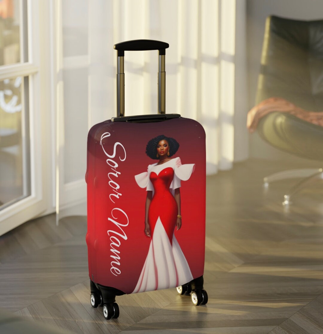 Beautiful DST Luggage Cover Personalized With Soror Name - Etsy