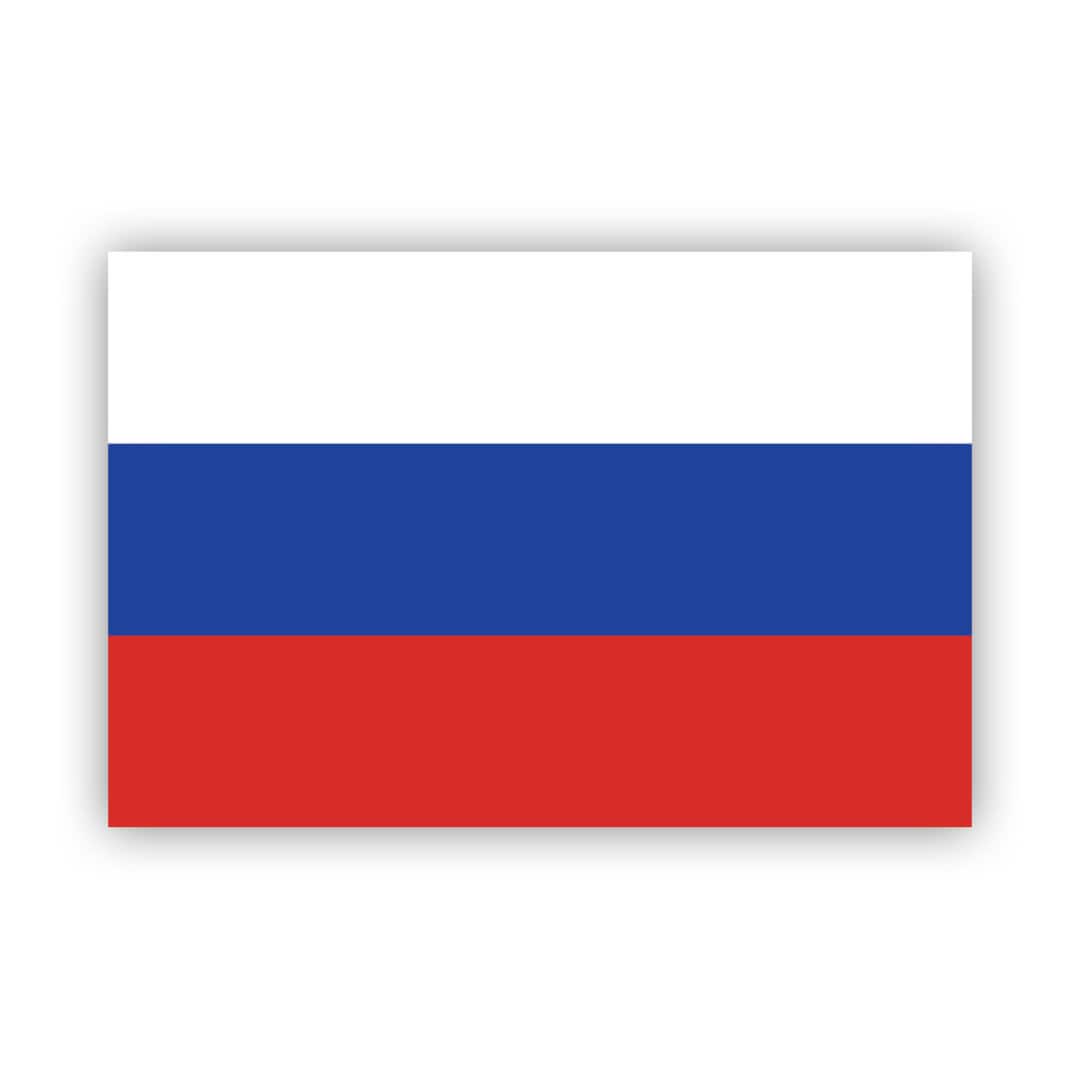 Russian Federation Flag Sticker - Decal - American Made - UV Protected ...