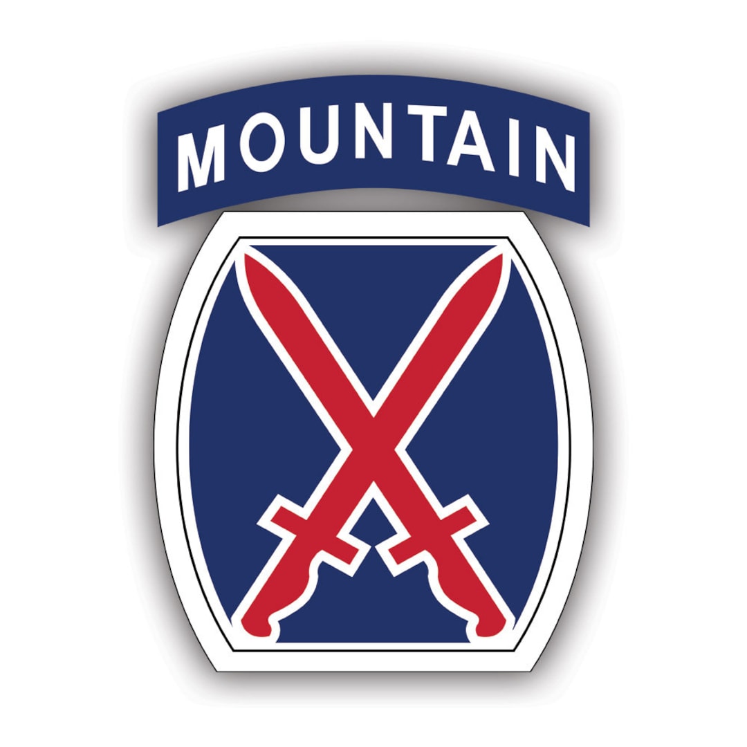 10th Mountain Division Sticker - Decal - American Made - UV Protected ...
