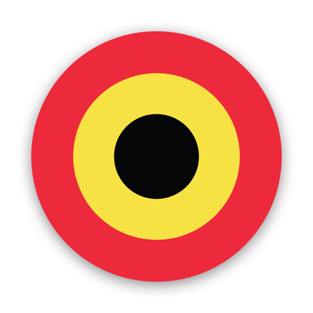 Belgian Air Component Roundel Sticker - Decal - American Made - UV ...