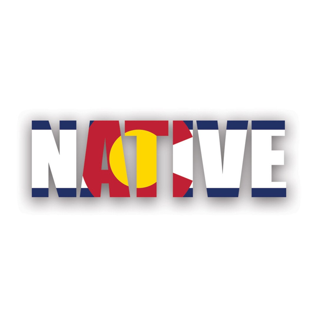 Colorado Native Sticker Decal American Made UV Protected Co Pride ...