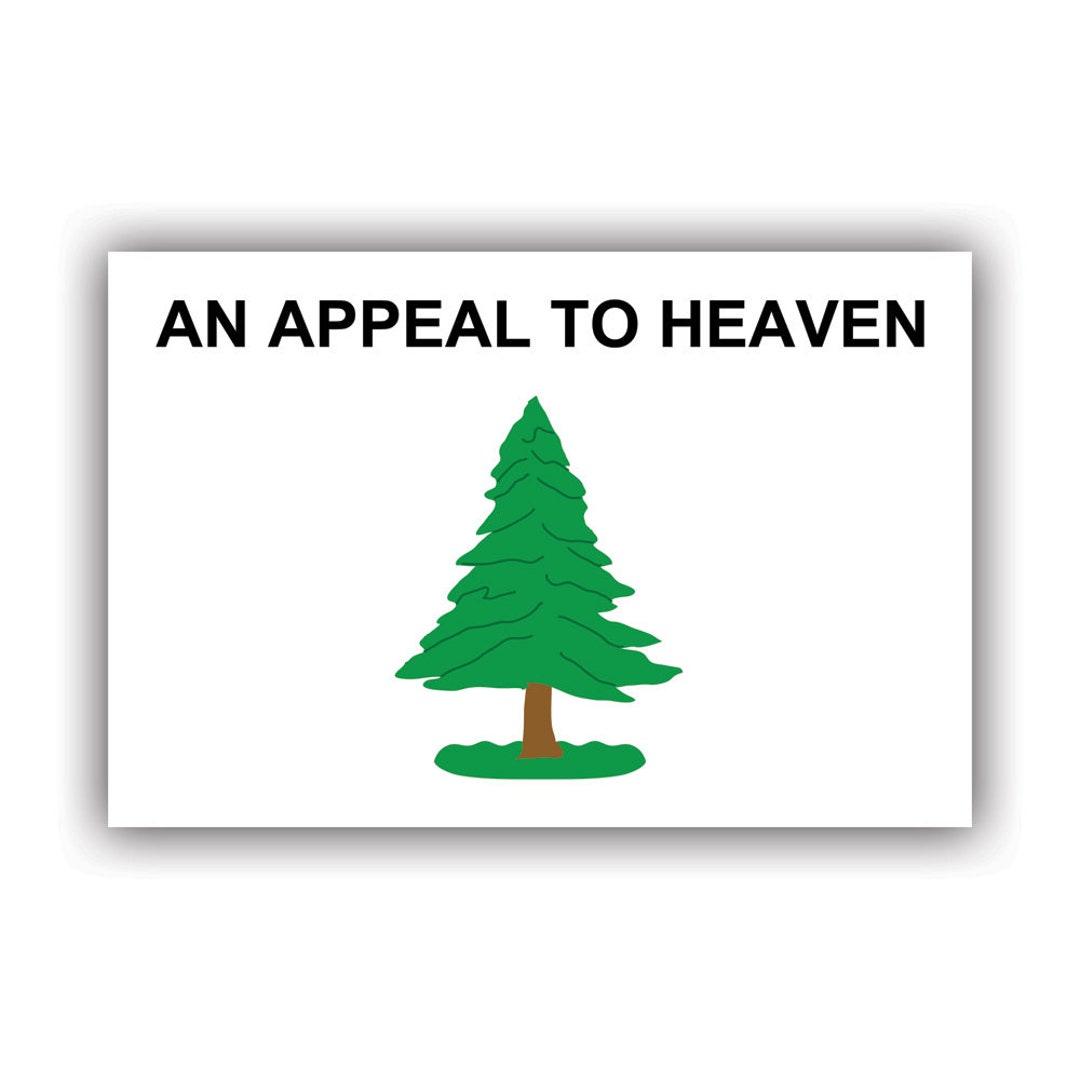 Appeal to Heaven Flag Sticker - Decal - American Made - UV Protected ...