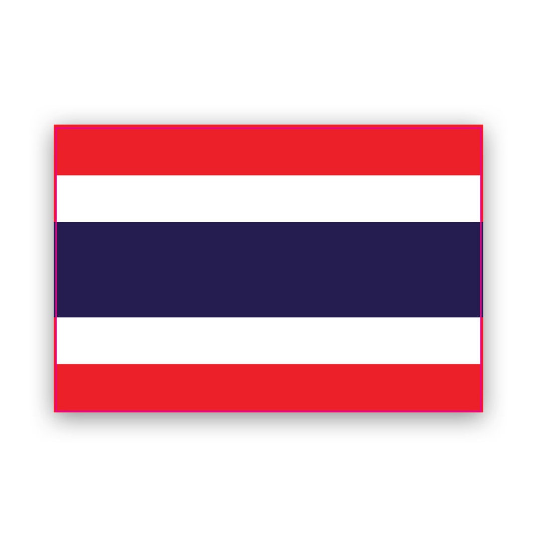 Thai Flag Sticker Decal American Made UV Protected Thailand - Etsy