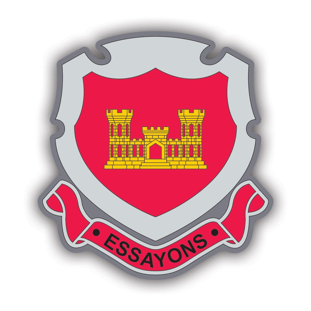 Army Corps of Engineers ESSAYONS Crest Sticker - Decal - American Made ...