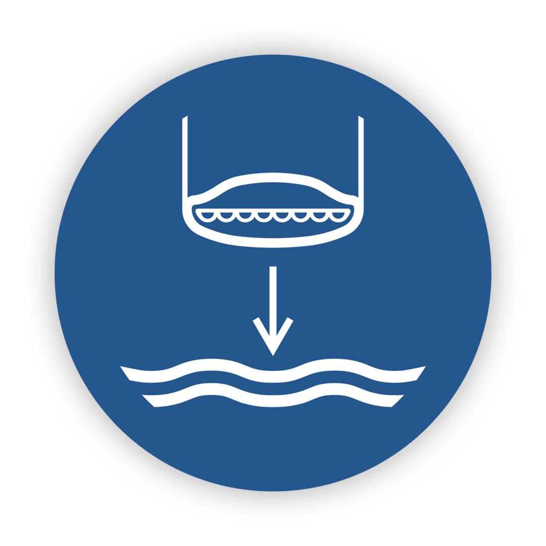 M039 Lower the Lifeboat to the Water (lifeboat Launch Sequence) Sticker ...