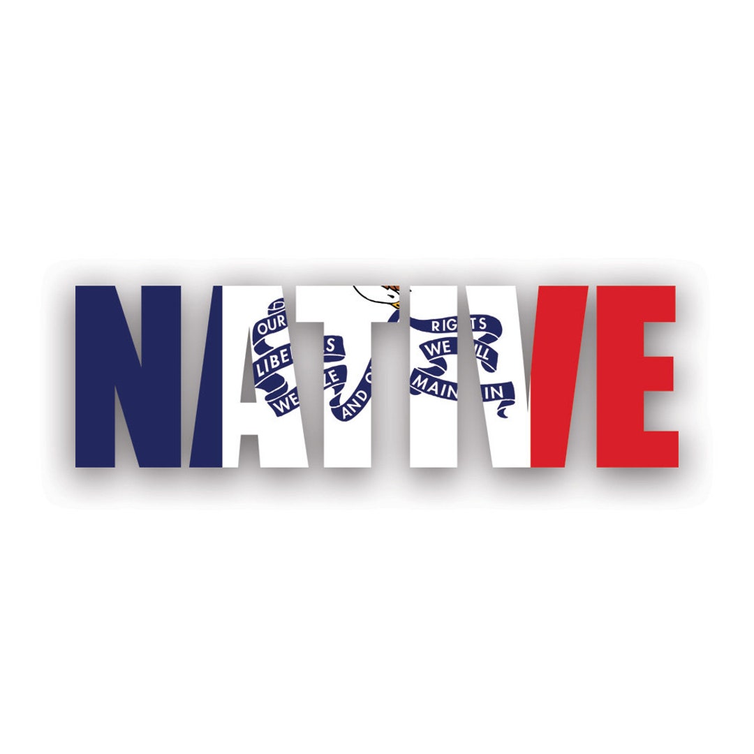 Iowa Native Sticker - Decal - American Made - UV Protected Ia Pride ...