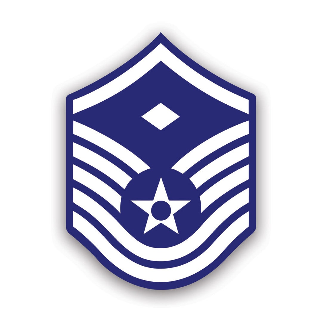 E-7 Master Sergeant Msgt OR-7 Diamond Sticker - Decal - American Made ...