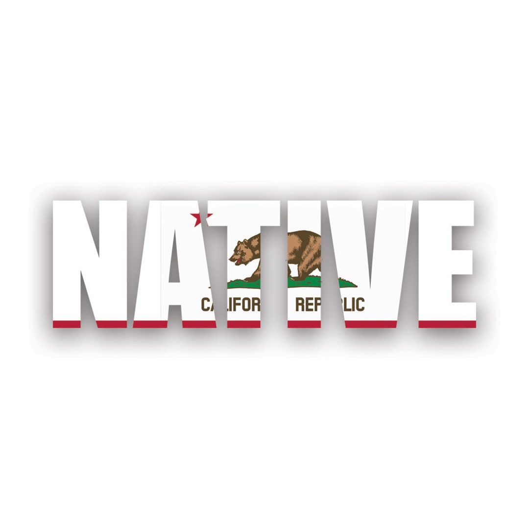 California Native Sticker - Decal - American Made - UV Protected Ca ...