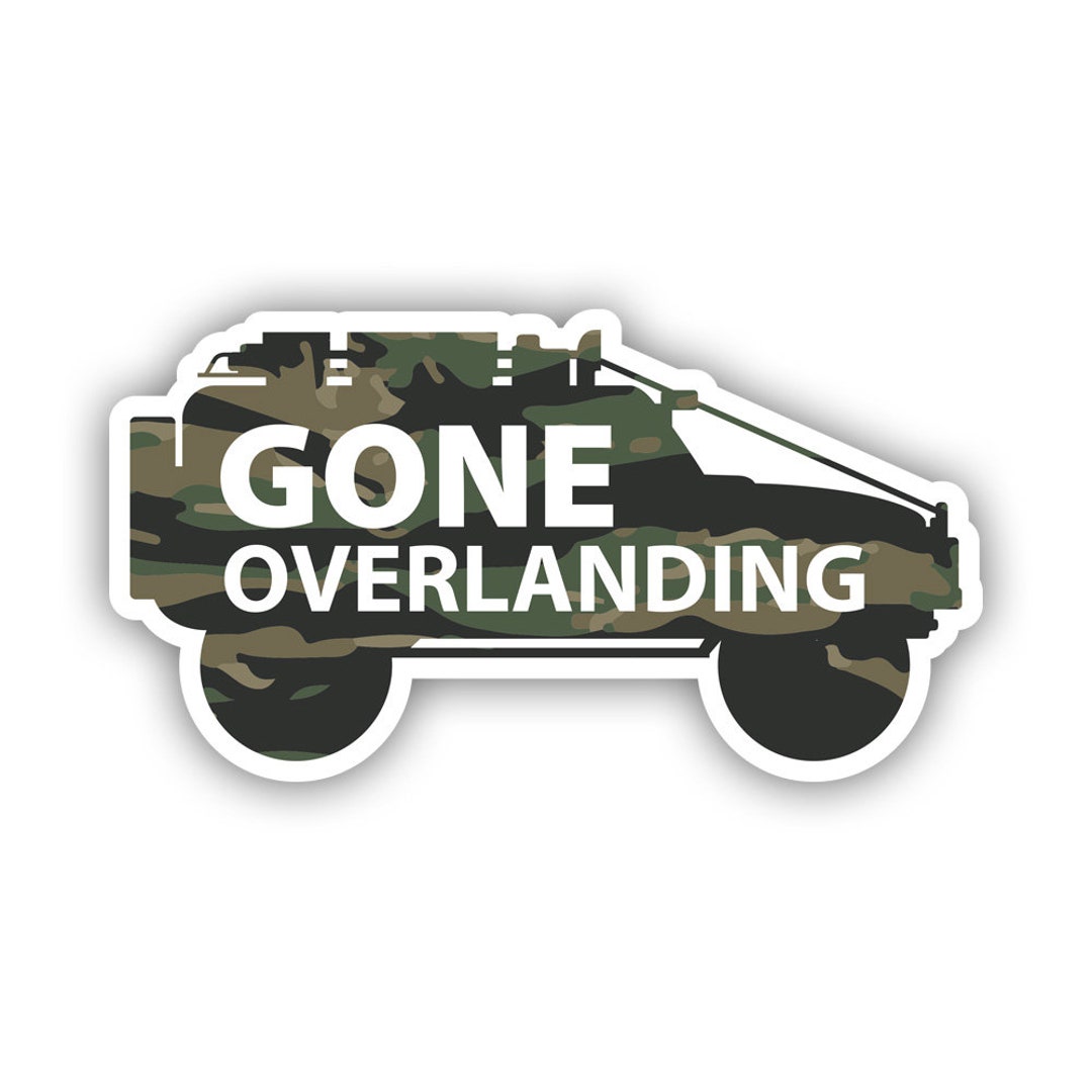 Camo Gone Overlanding Sticker Decal American Made UV Protected 4x4 off ...
