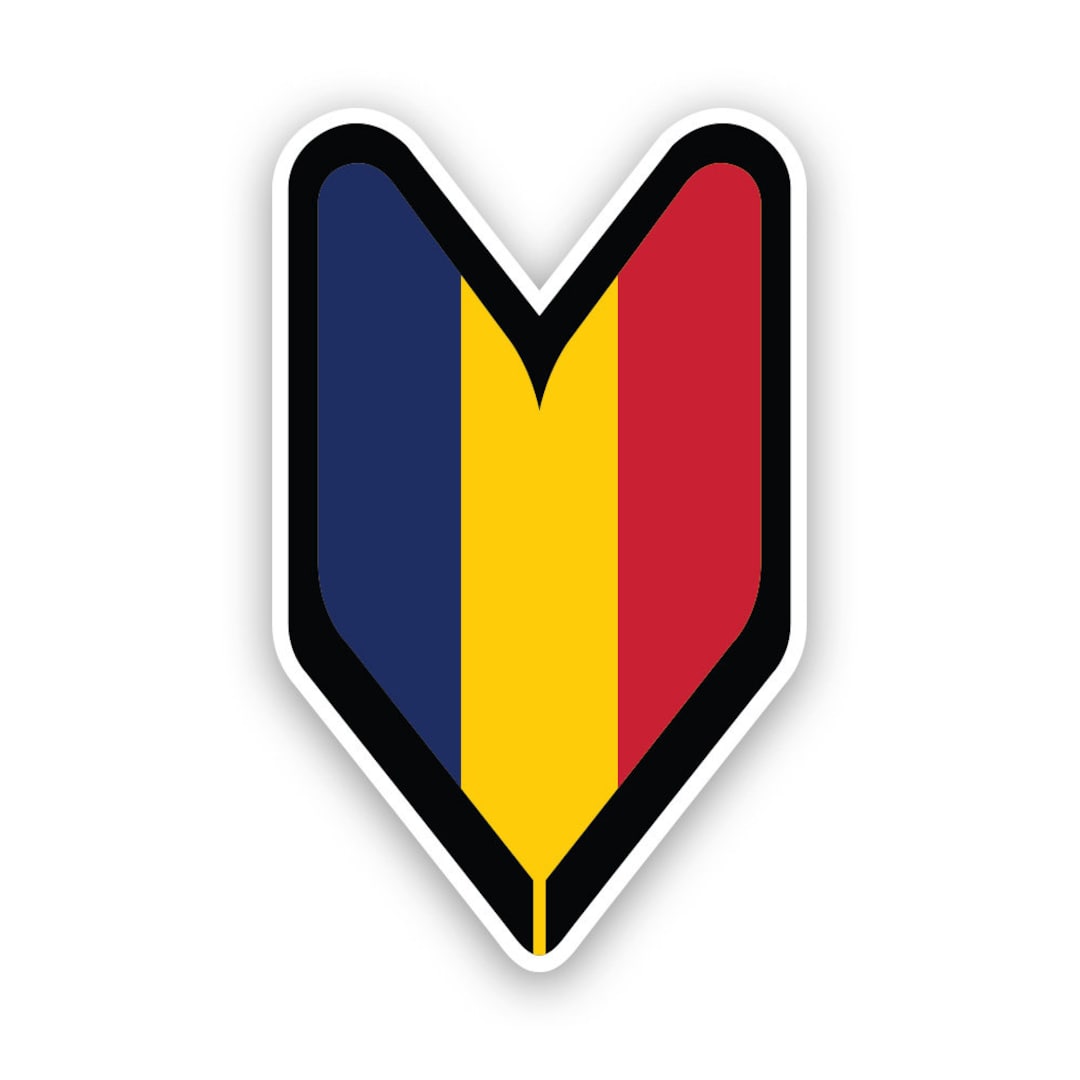 Chadian Driver Badge Sticker - Decal - American Made - UV Protected ...