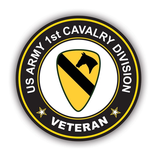 1st Cavalry Division Window Decal - Etsy