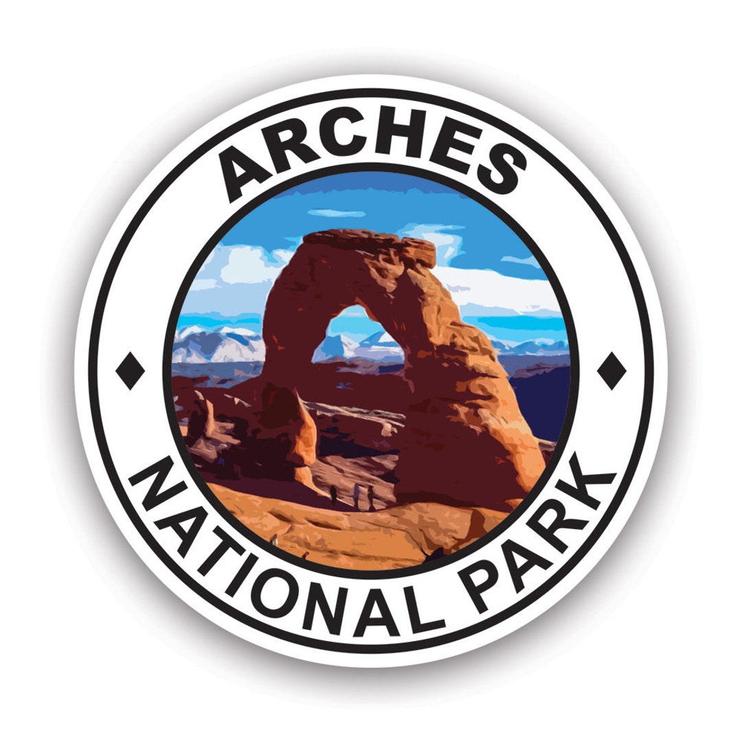 Arches National Park Sticker - Decal - American Made - UV Protected ...