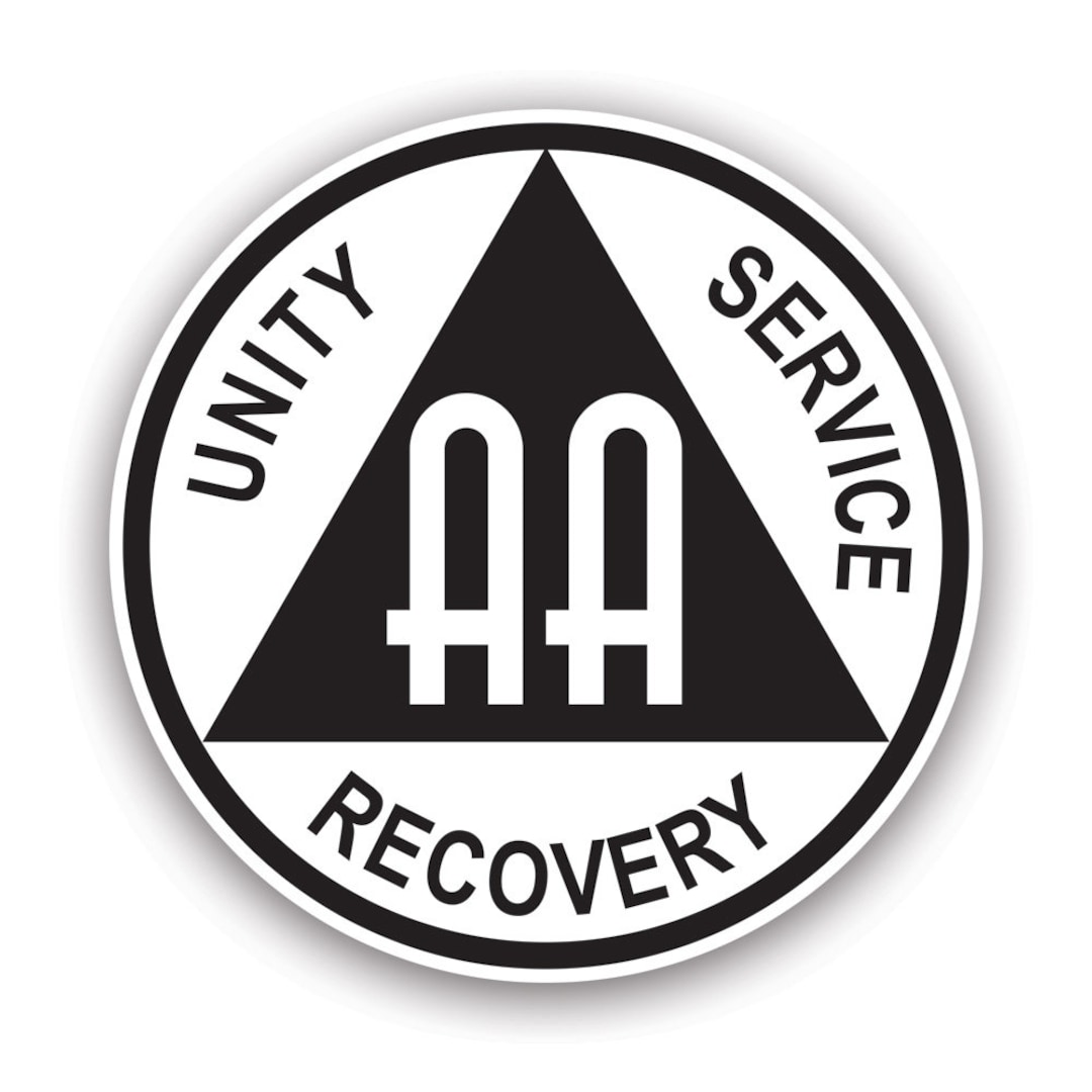 AA Alcoholics Anonymous Symbol Sticker Decal - Self Adhesive Vinyl ...