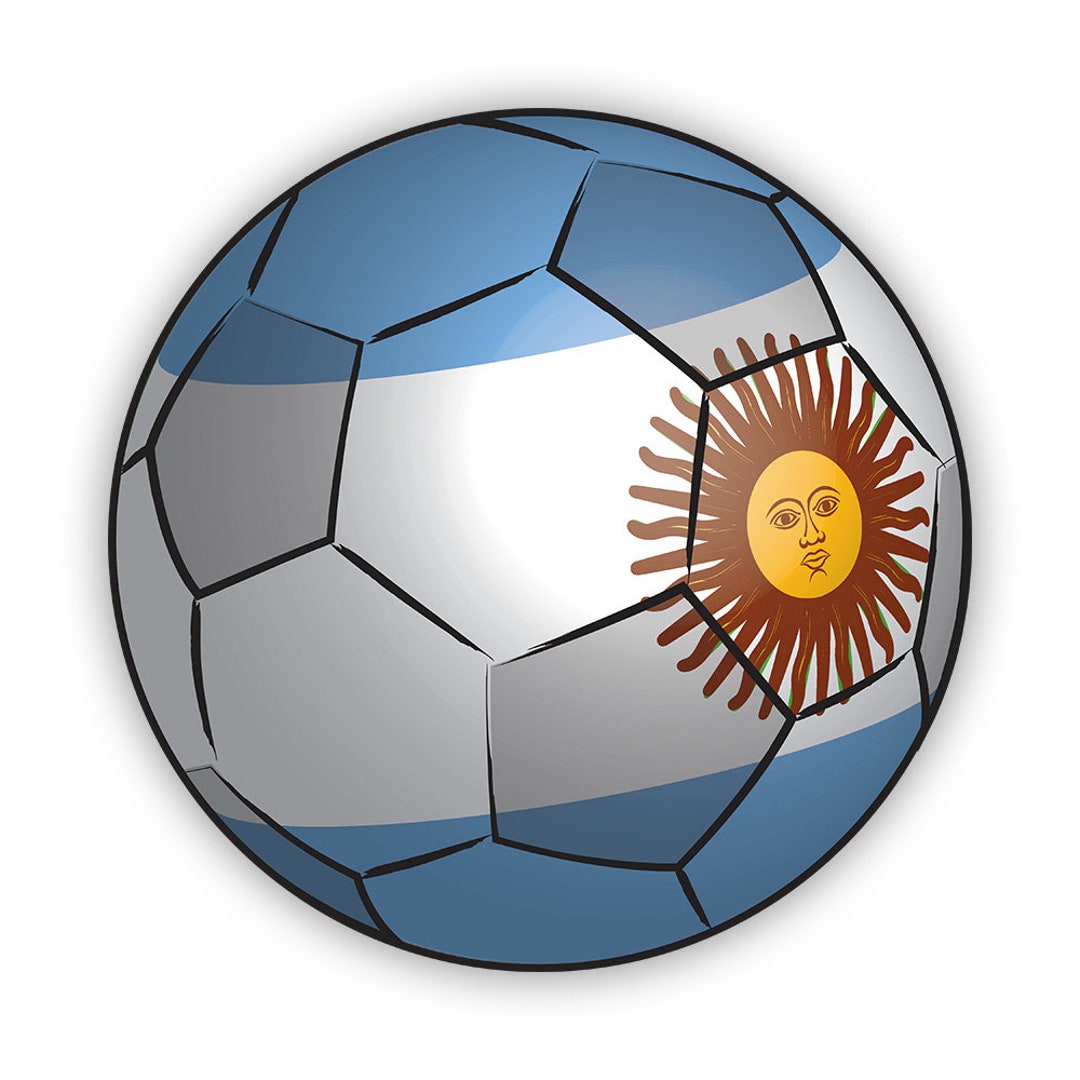 Argentina Football Sticker - Decal - American Made - UV Protected ...