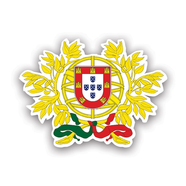 Portugal Coat of Arms Sticker - Etsy