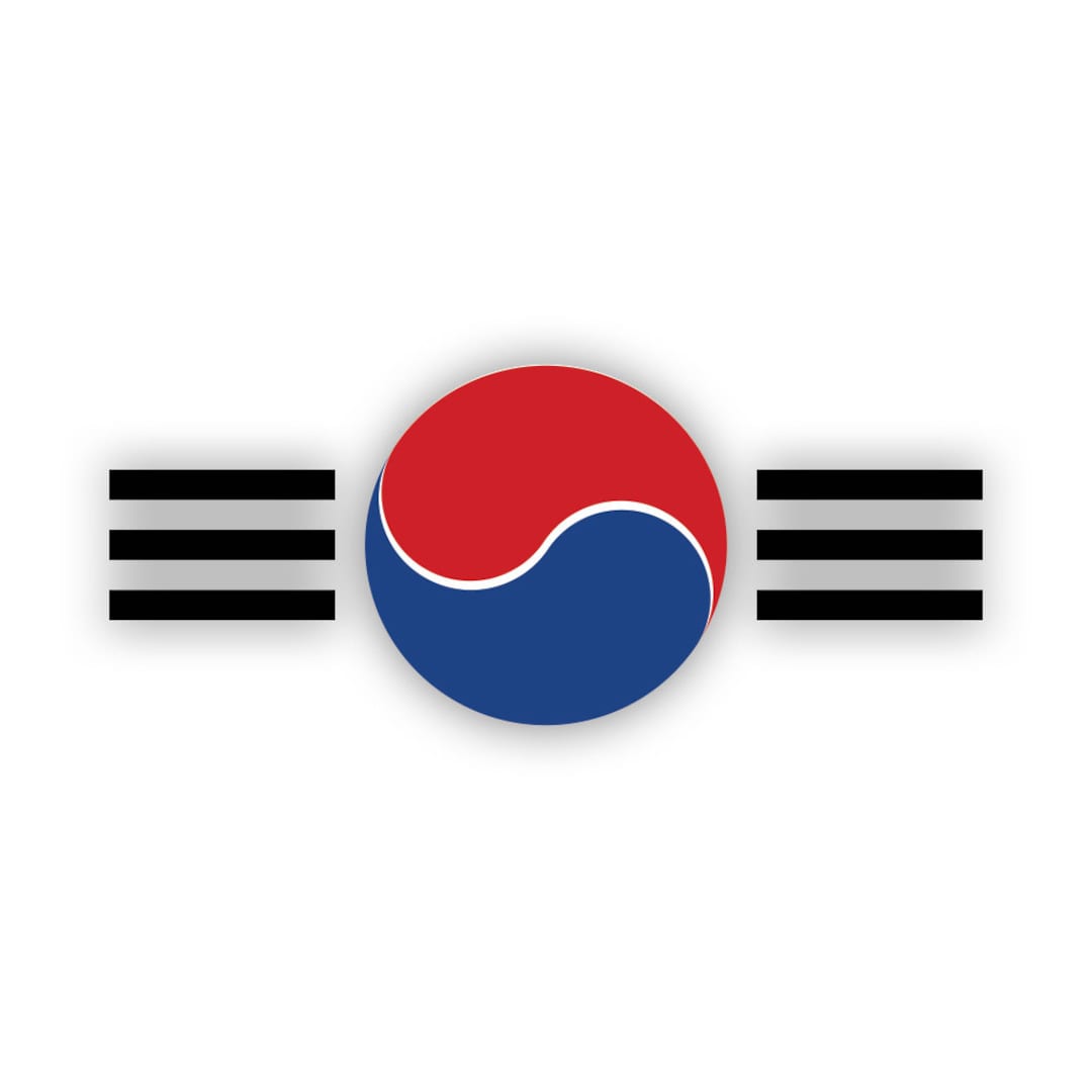 Republic of Korea Roundel Sticker Decal American Made UV Protected ...