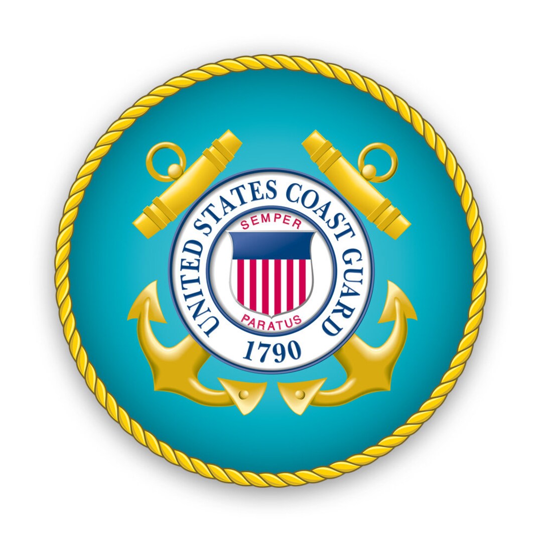 Coast Guard Seal Sticker - Decal - American Made - UV Protected ...
