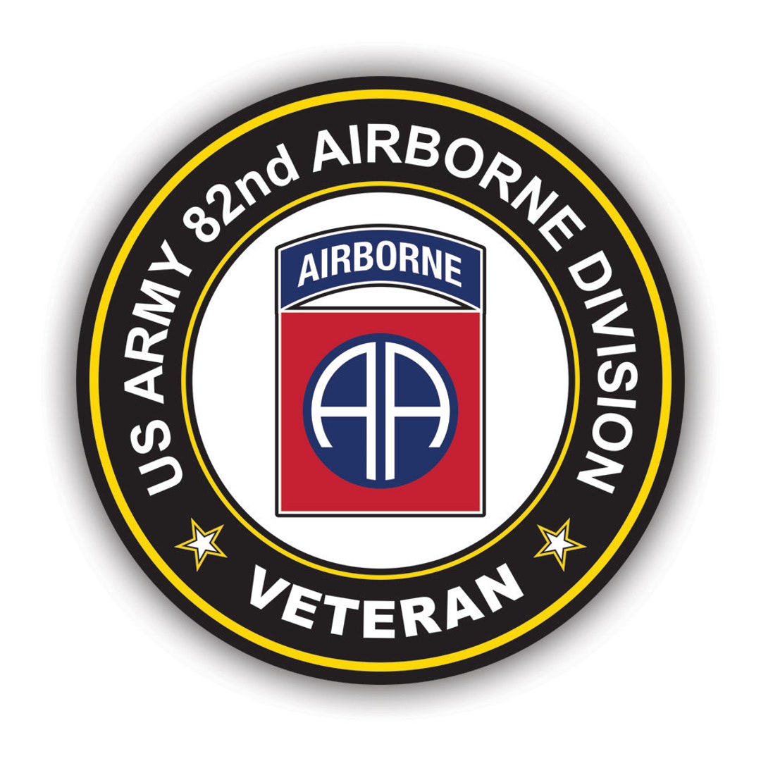 82nd Airborne Division Veteran Sticker - Decal - American Made - UV ...