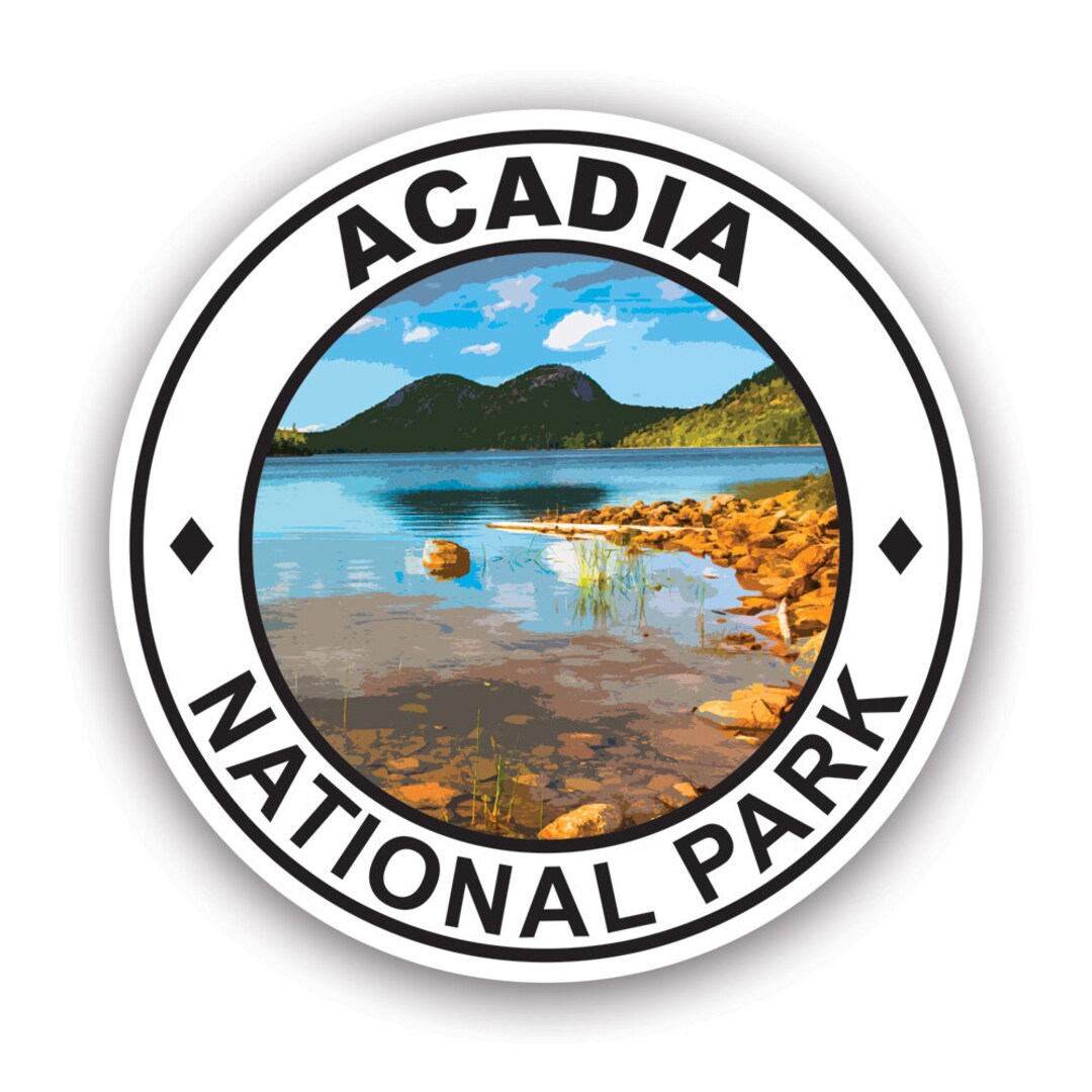Acadia National Park Sticker - Decal - American Made - UV Protected ...