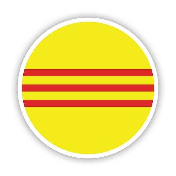Vietnam Flag Stickers - Etsy