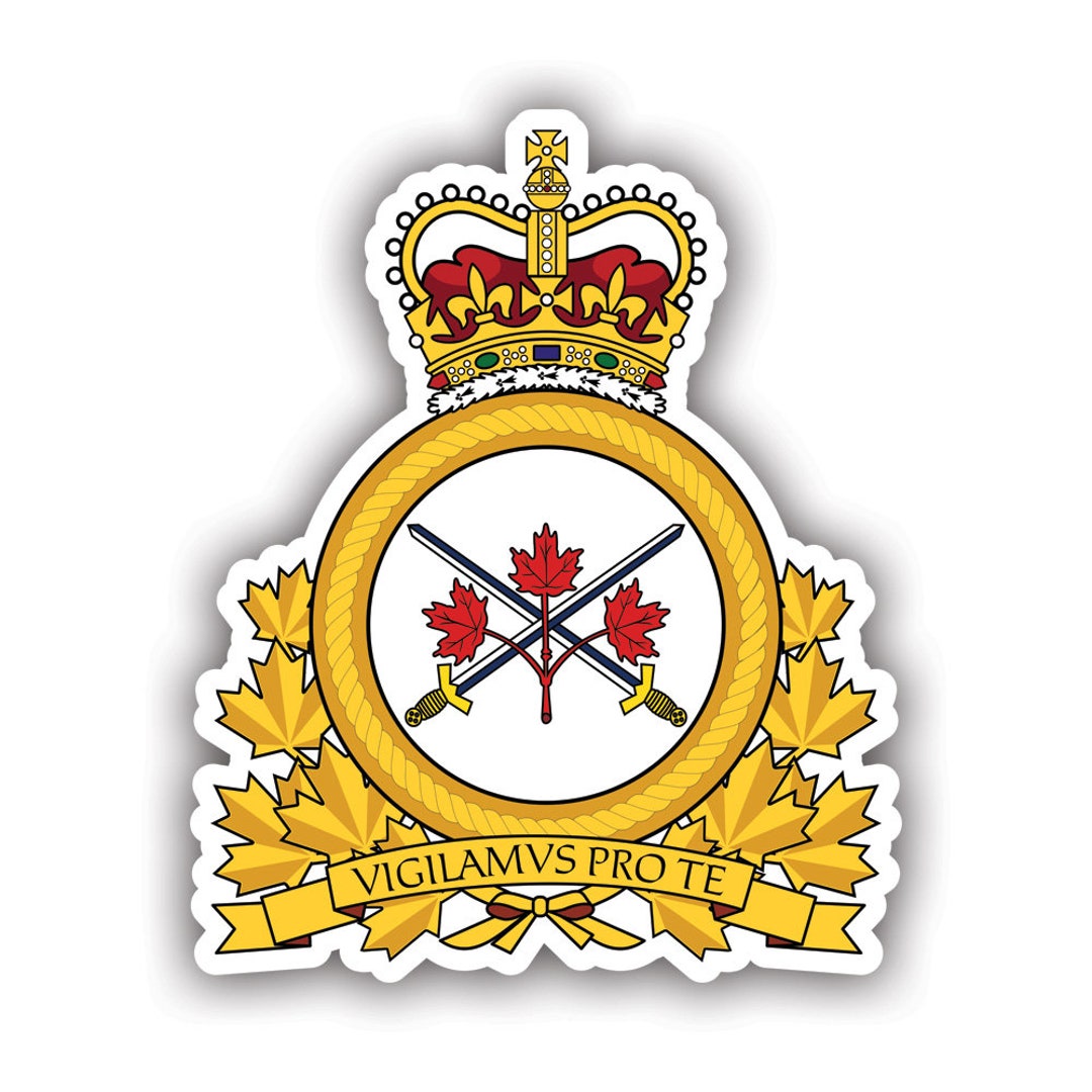 Badge of the Canadian Army Sticker - Decal - American Made - UV ...
