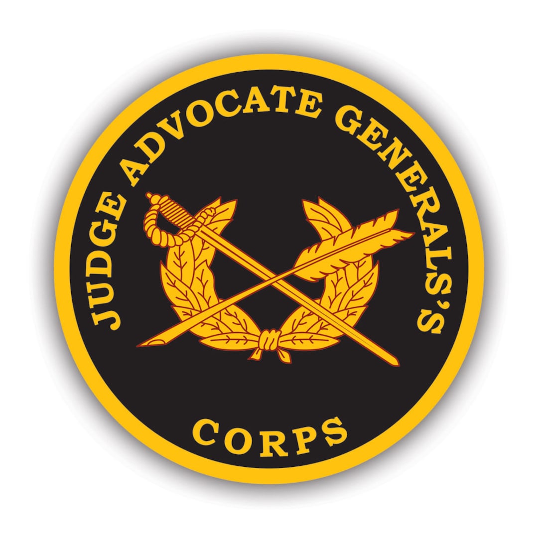 Army JAG Logo Sticker - Decal - American Made - UV Protected - Judge ...