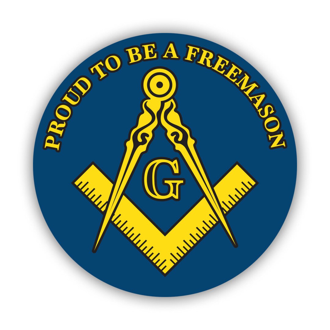 Proud to Be a Freemason Sticker Decal American Made UV Protected ...